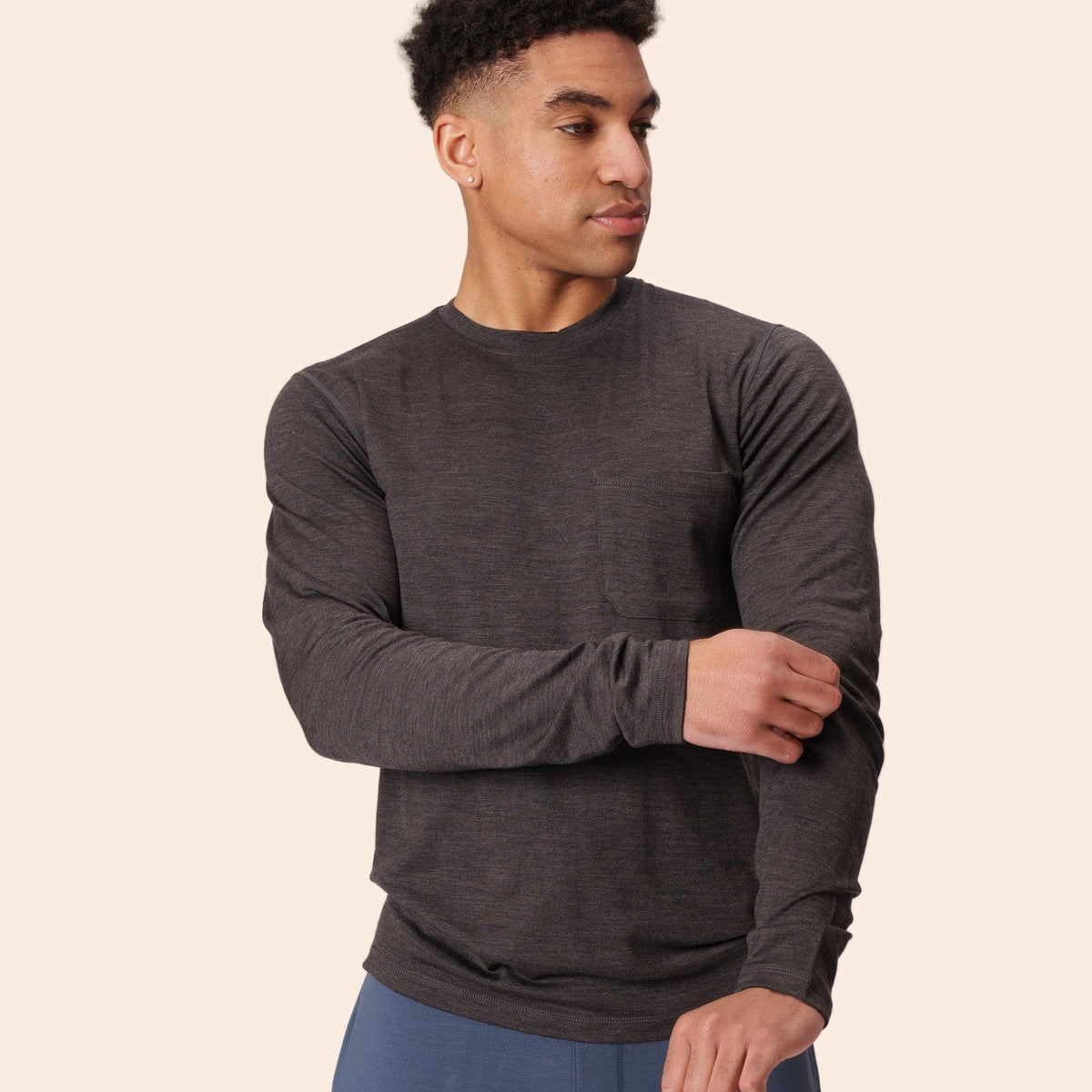 Long Sleeve Pocket Crew – Woolly Clothing Co