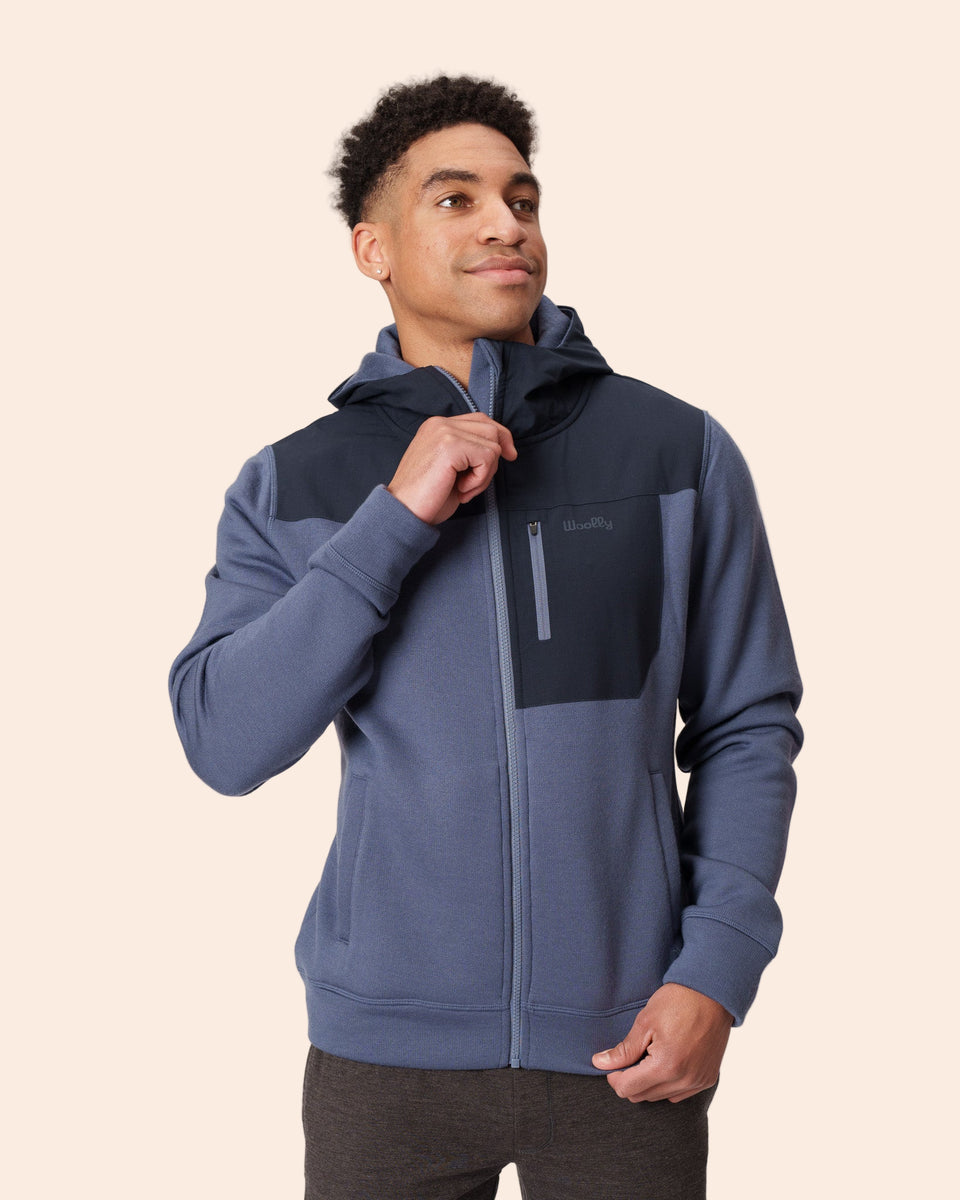 Merino Fleece Zip Hoodie – Woolly Clothing Co