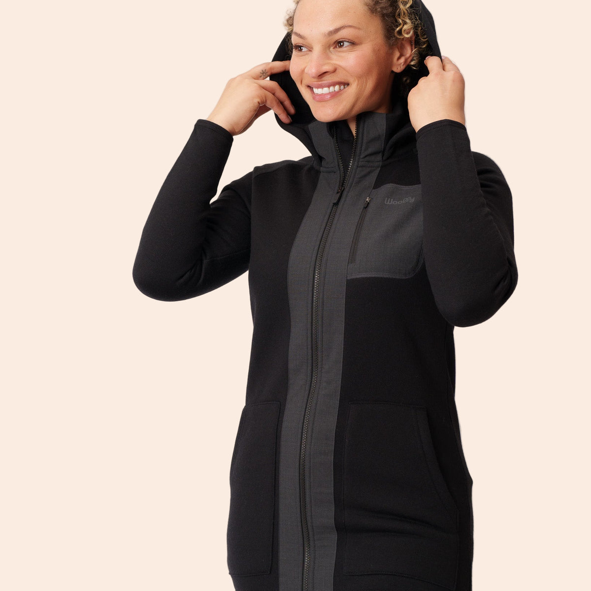 Merino Fleece Long Zip Hoodie Closeout – Woolly Clothing Co
