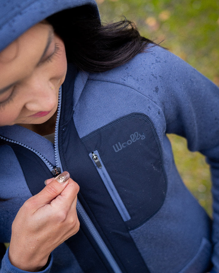Merino Fleece Long Zip Hoodie Closeout – Woolly Clothing Co