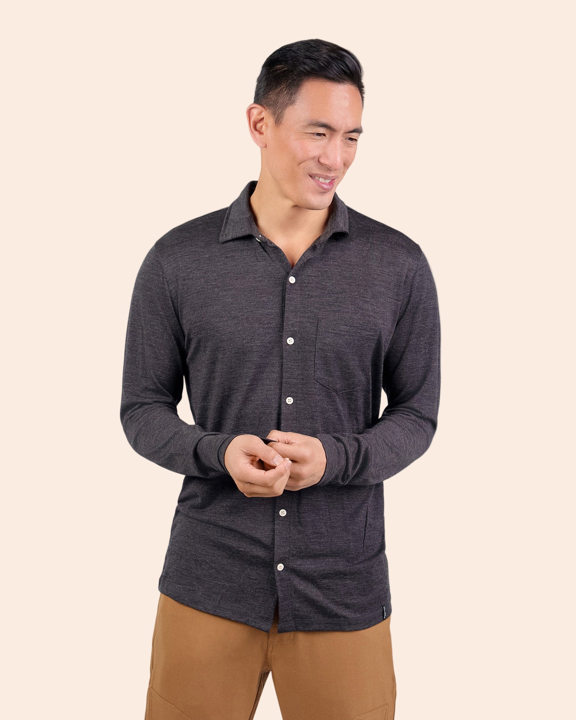 Woolly Clothing Co. Men's Long Sleeve Button Up