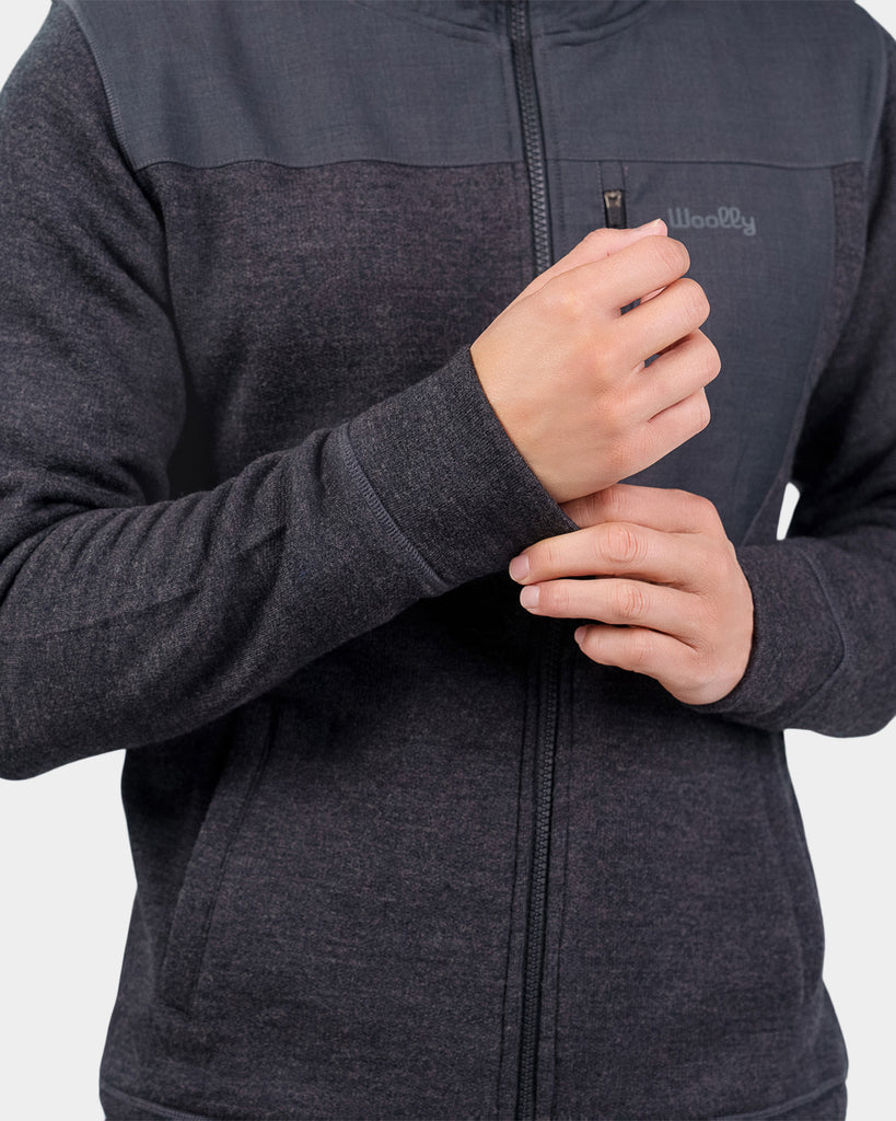 Merino Fleece Zip Hoodie – Woolly Clothing Co