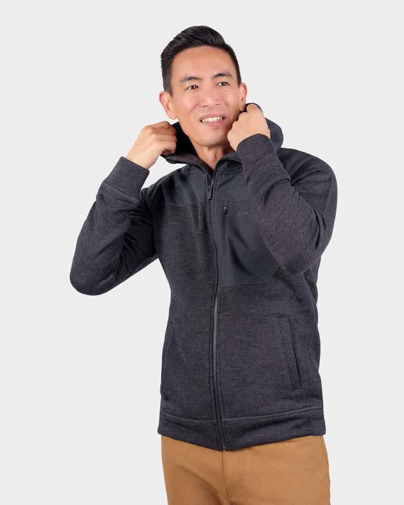 Merino Fleece Zip Hoodie – Woolly Clothing Co