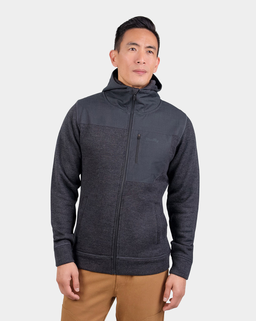 Merino Fleece Zip Hoodie – Woolly Clothing Co